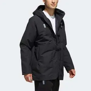 Adidas Loose Fit Casual Jacket With Buckle Detail - Black