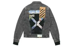 Off-White Denim Distressed Jacket