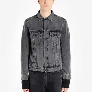 Off-White Denim Distressed Jacket