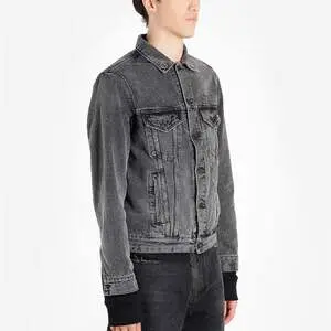 Off-White Denim Distressed Jacket