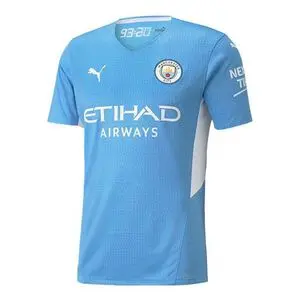 PUMA Manchester City Authentic Soccer Jersey - Blue