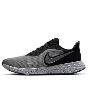 Nike Revolution 5 Premium 'black Chrome' Sneakers - Grey/black