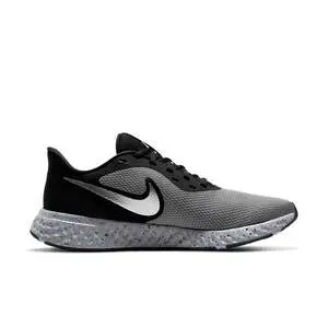 Nike Revolution 5 Premium 'black Chrome' Sneakers - Grey/black