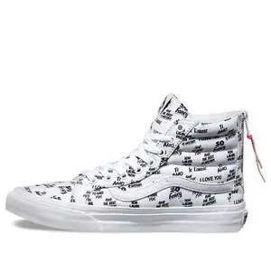 VANS Baron Von Fancy X Sk8-hi Slim Sneakers - White/black