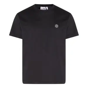 Stone Island Patch Logo T-shirt - Black
