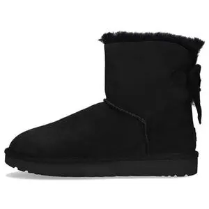 UGG Mini Bailey Fluff Bow Boots