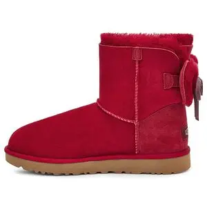UGG UGG Classic Dudble Bow Mini Boots Red