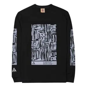 Nike Waffle Long Sleeve Shirt With Graphic Print