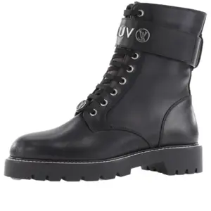 LOUIS VUITTON Territory Flat Ranger Boots - Black/silver