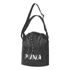 PUMA Base Bucket Bag - Black/white