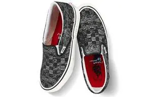 VANS Raised Wolves X Og Classic Slip-on Lx 'tv Static - Black