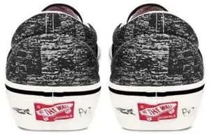 VANS Raised Wolves X Og Classic Slip-on Lx 'tv Static - Black