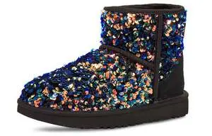 UGG Classic Mini Sequined Boots - Black