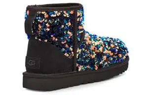UGG Classic Mini Sequined Boots - Black