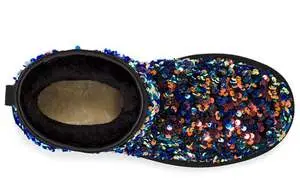 UGG Classic Mini Sequined Boots - Black