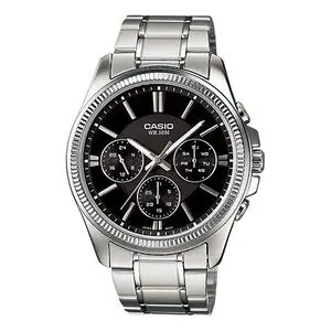 Casio Casio Stainless Steel Quartz Analog Watch Black