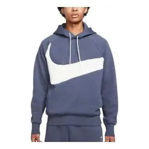 Nike Swoosh Tech Fleece Pullover Hoodie - Thunder Blue/dust