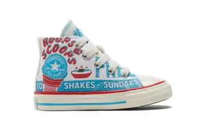 CONVERSE Chuck Taylor All Star 1970s High Top Sneakers - White/blue/red