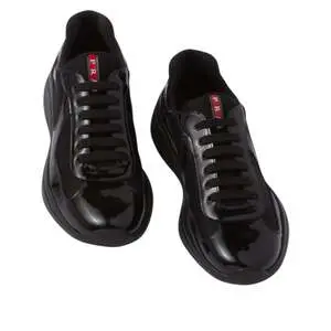 Prada Fw25 America's Cup Sneakers - Black