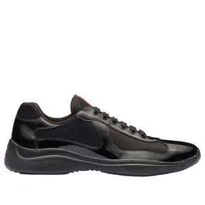 Prada Fw25 America's Cup Sneakers - Black