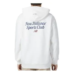 NEW BALANCE Sportswear Hoodie - White/blue/red