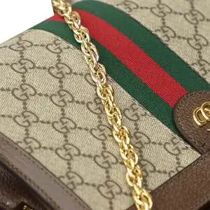 Gucci Ophidia Shoulder Messenger Bag - Cream