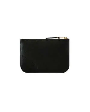 Comme Des Garçons Fw25 Classic Leather Zip Pouch - Black