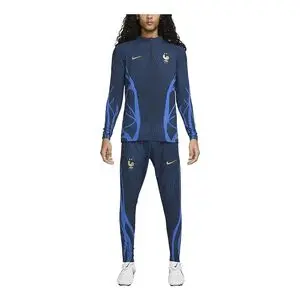 Nike France Dri-fit Adv Elite 1/4 Zip Strike Drill Top - Blue