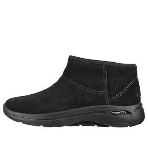 Sketchers Go Walk Arch Fit Ankle Boots - Black