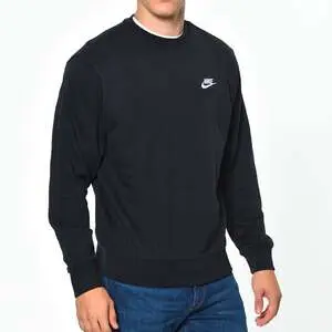 Nike Club Crew Ft Pullover - Black