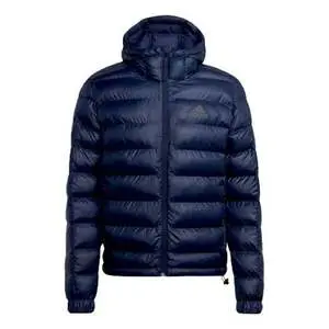 Adidas 3-stripes Badge Of Sport Puffer Jacket - Navy