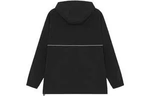 NEW BALANCE Logo Embroidered Half-zip Hooded Track Jacket