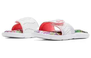 Under Armour Ignite Graphic Footbed Slide Sandals - White/blitz Red