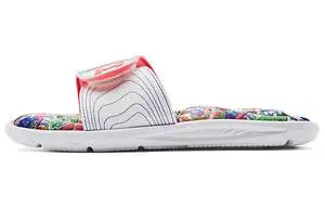 Under Armour Ignite Graphic Footbed Slide Sandals - White/blitz Red