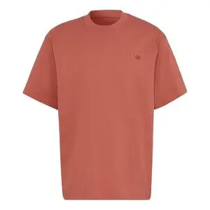 Adidas Originals Small Logo Embroidered Solid Color Round Neck Short Sleeve T-shirt - Multi-color