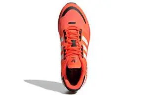 Adidas Zx 1k Boost Sneakers With Graphic Logo Detail - Orange/white