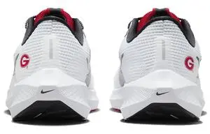 Nike Zoom Pegasus 40 "georgia" Athletic Sneakers - White/university Red/black