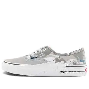 VANS X Aape Authentic Bolt Sneakers - Grey/blue