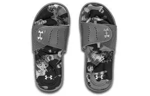 Under Armour Ignite Vi Graphic Fb Slides - Gray