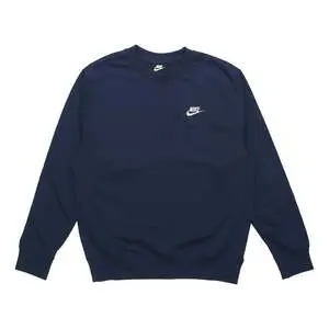 Nike Basic Chest Logo Crewneck Sweatshirt - Navy