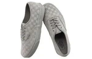 VANS Authentic Mono Checkerboard Sneakers - Grey