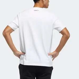 Adidas Neo Printing Sports Round Neck Short Sleeve