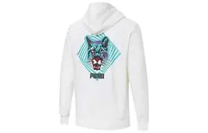 PUMA Logo Printed Casual Sports Pullover
