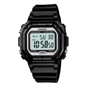 Casio Digital Water Resistant Watch - Black