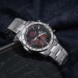 Casio Edifice Solar Powered Analog Watch With Bluetooth