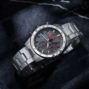 Casio Edifice Solar Powered Analog Watch With Bluetooth