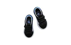 VANS Old Skool Hook And Loop Sneakers - Black/blue