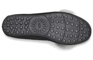 UGG California Loafer With Fur Accent - Black/gray