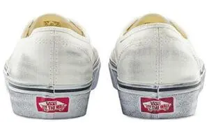 VANS Authentic Distressed Sneakers - White/black