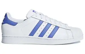 Adidas Superstar Sneakers - White/blue